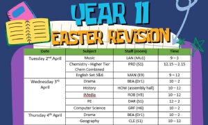 Queen’s Park High School - Easter Revision Sessions